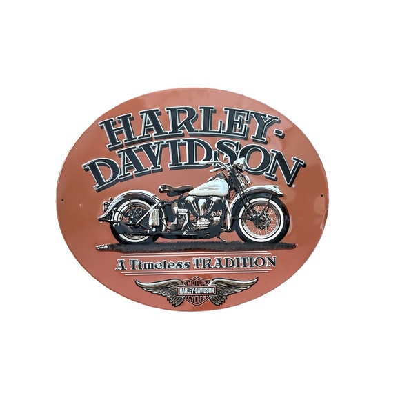 Harley-Davidson | Wall Decor | Harley Davidson Embossed Metal Sign ...